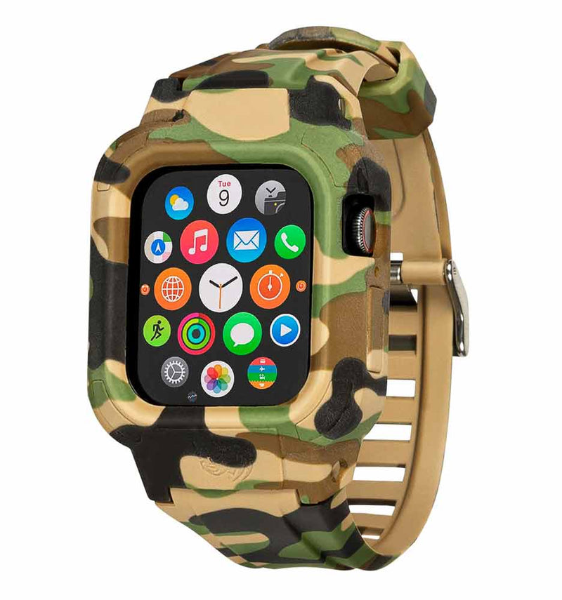 Tactical Apple Watch Band | Rugged iWatch Case | Stealth - Rhino Brand